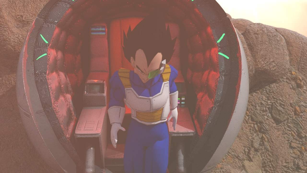 Vegeta's Saiyan Attack Ball Attack Ball Renderable - 3D Model by danyelon