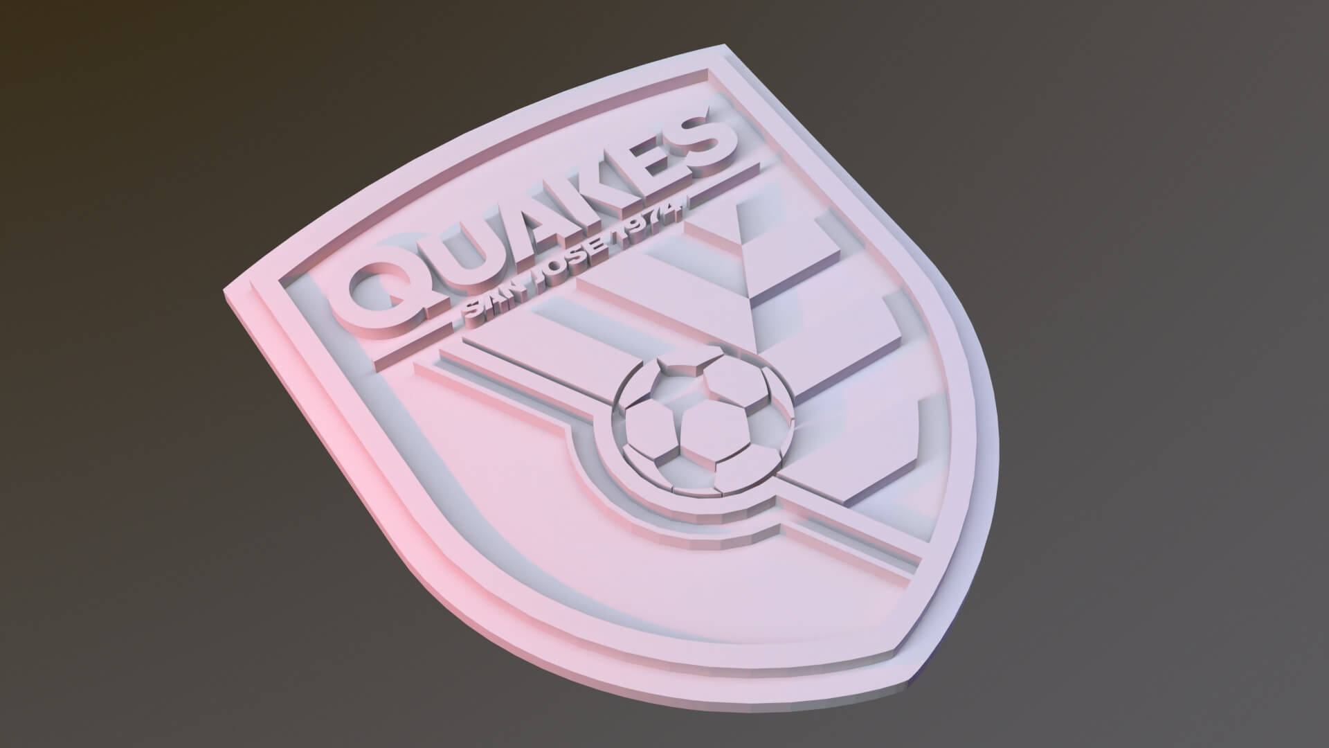 San Jose Earthquakes Logo Keychan Printable - 3D Print Model by danyelon