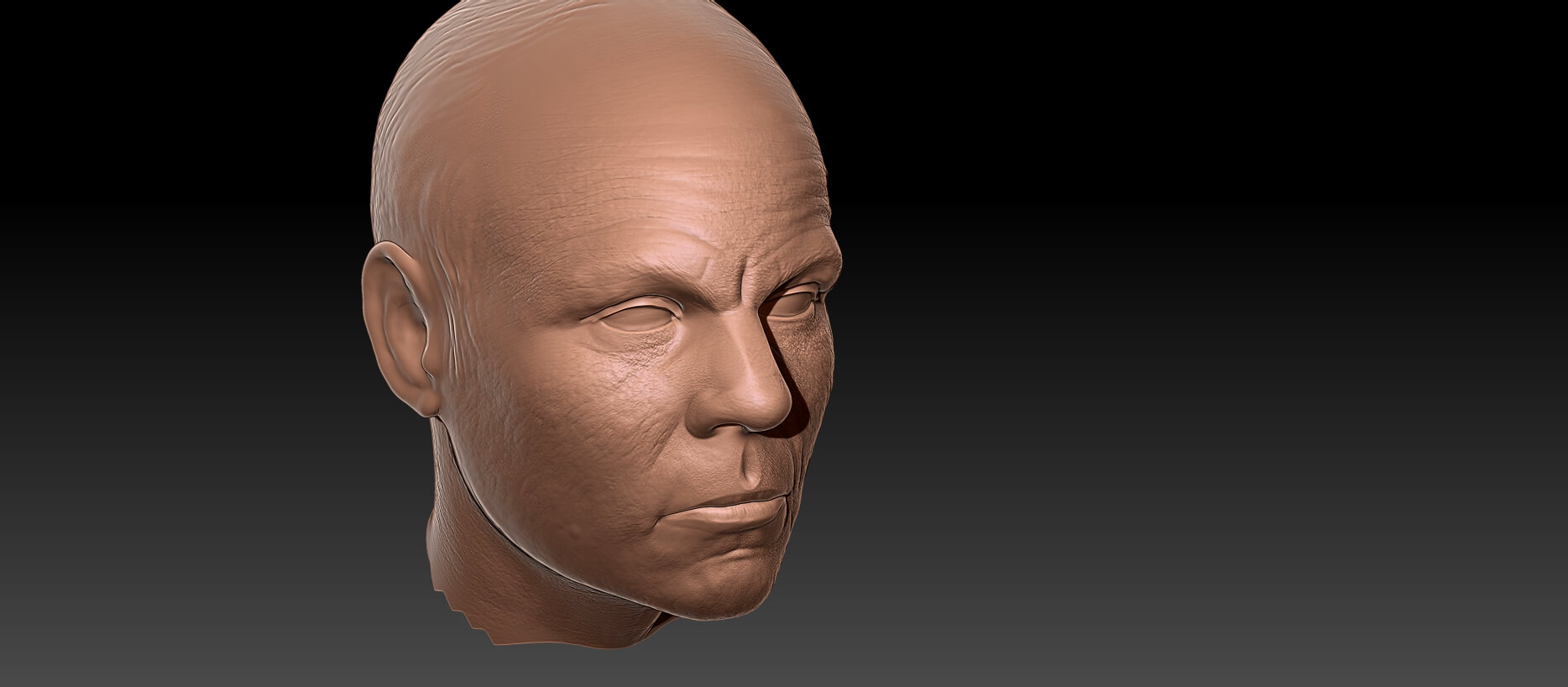 Scanners 1981 Michael Ironside PBR Head - 3D Model by danyelon