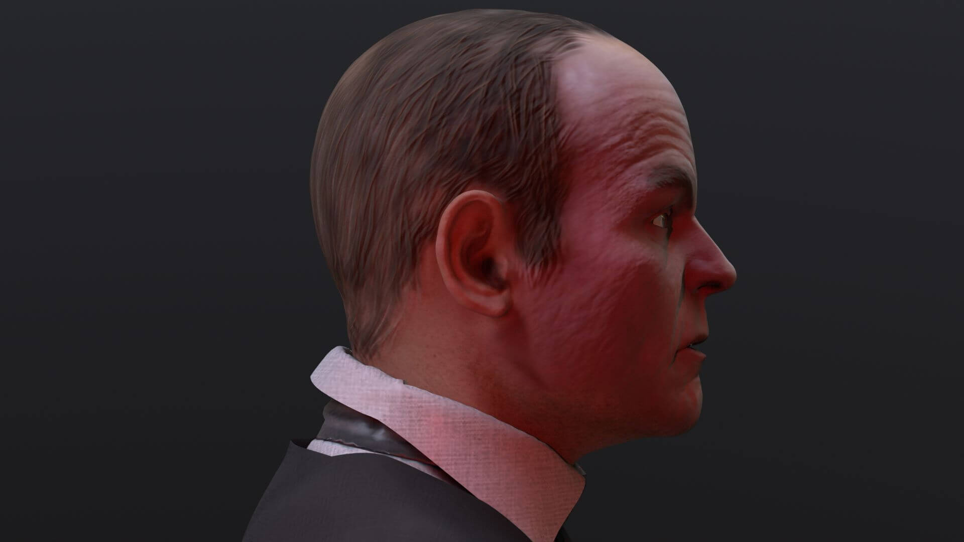 Scanners 1981 Michael Ironside PBR Head - 3D Model by danyelon