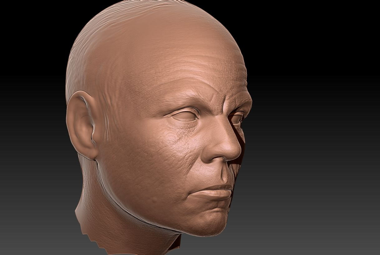Scanners 1981 Michael Ironside PBR Head - 3D Model by danyelon