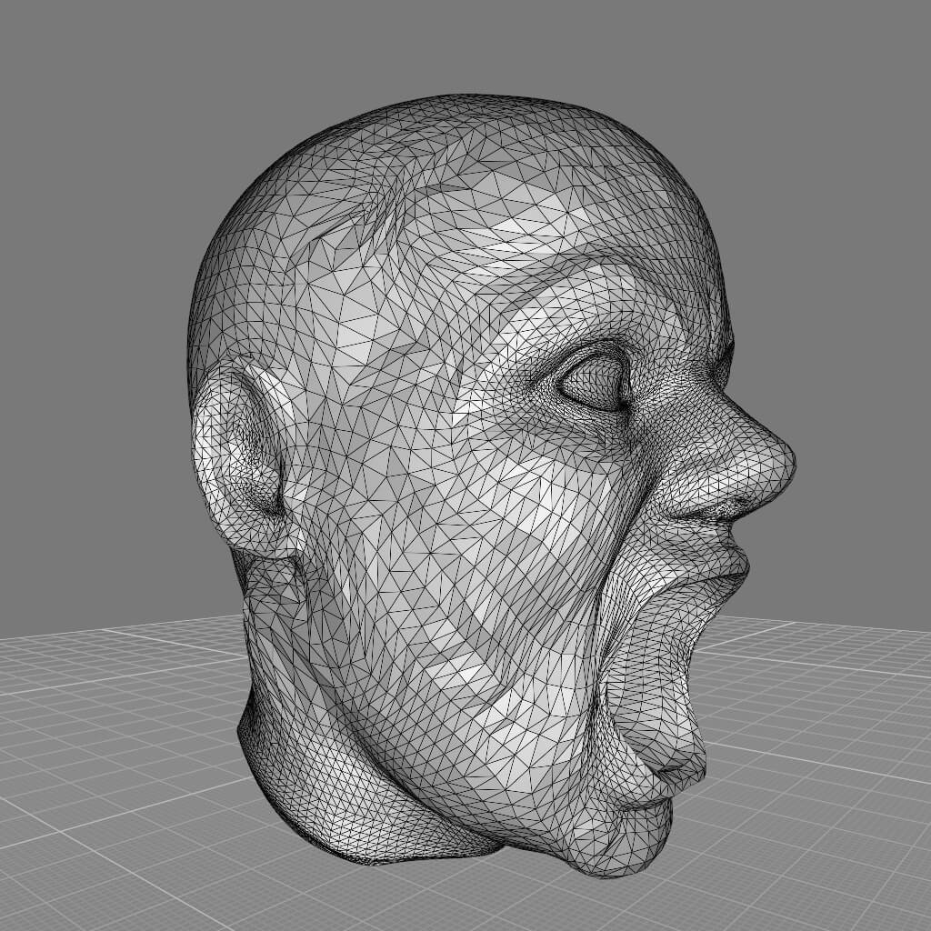 Scanners 1981 Michael Ironside PBR Head - 3D Model by danyelon