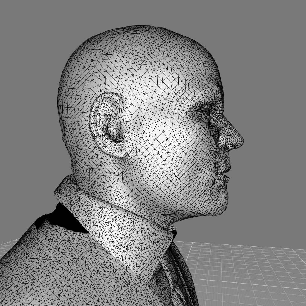 Scanners 1981 Michael Ironside PBR Head - 3D Model by danyelon