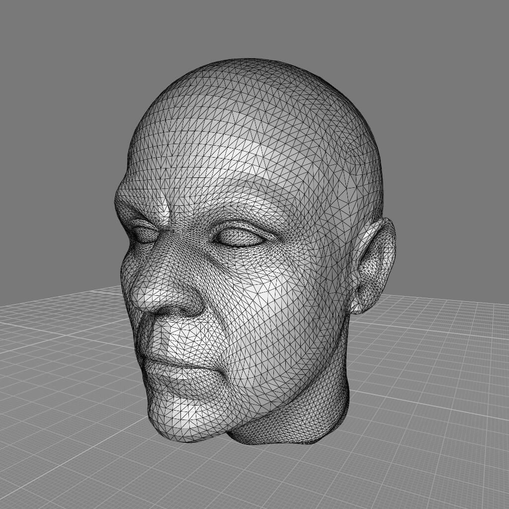 Scanners 1981 Michael Ironside PBR Head - 3D Model by danyelon