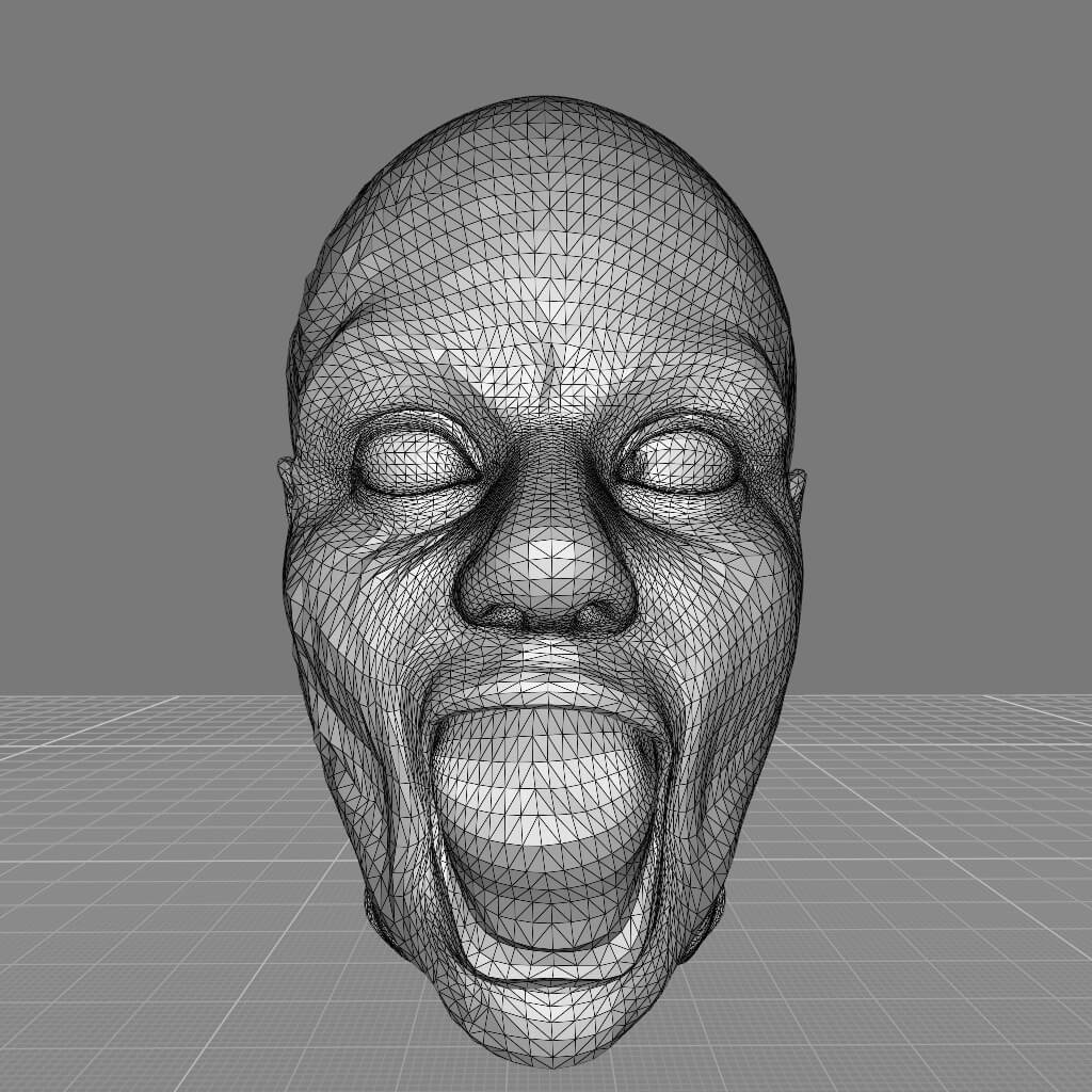 Scanners 1981 Michael Ironside PBR Head - 3D Model by danyelon