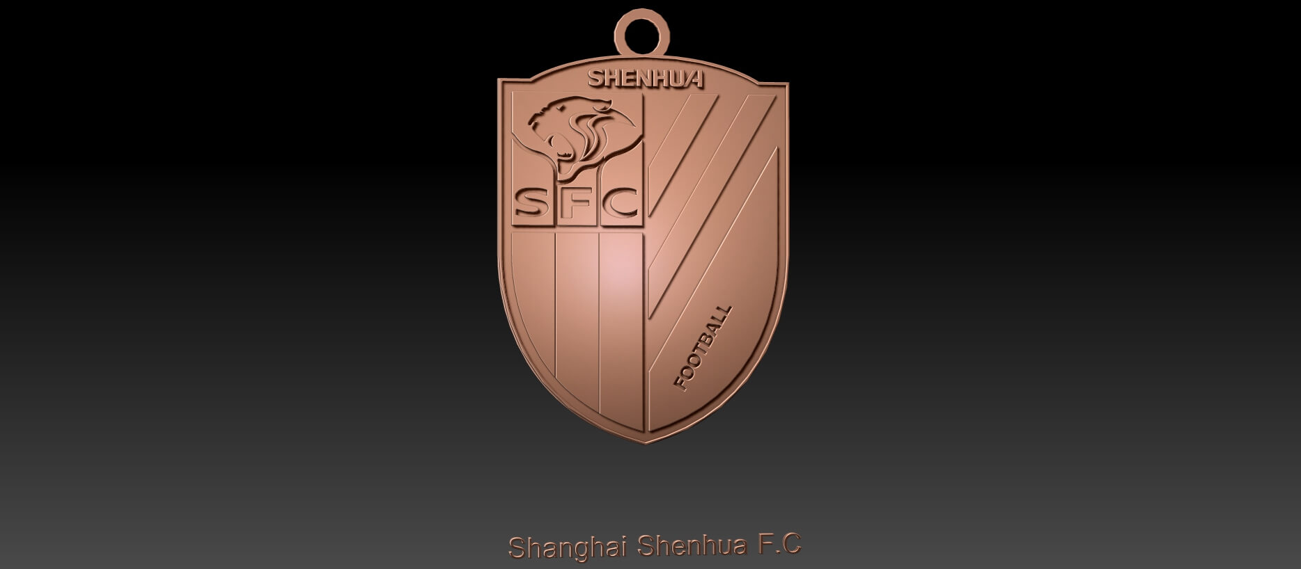Shanghai Shenhua F.c Logo Team Printable and Renderable - 3D Print ...