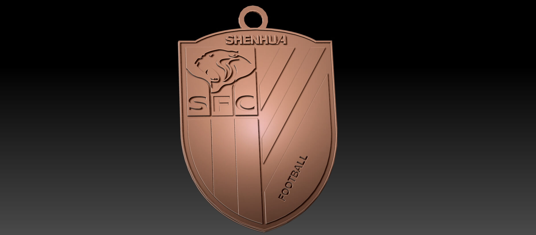 Shanghai Shenhua F.c Logo Team Printable and Renderable - 3D Print ...