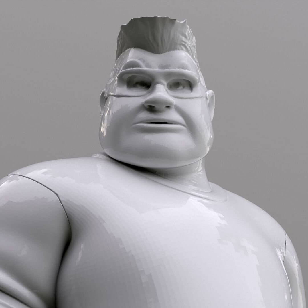 Smash - TMNT 1987 TV Series 3D Print Model by danyelon