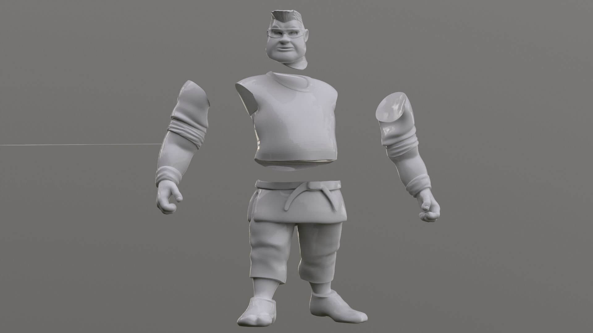 Smash - TMNT 1987 TV Series 3D Print Model by danyelon