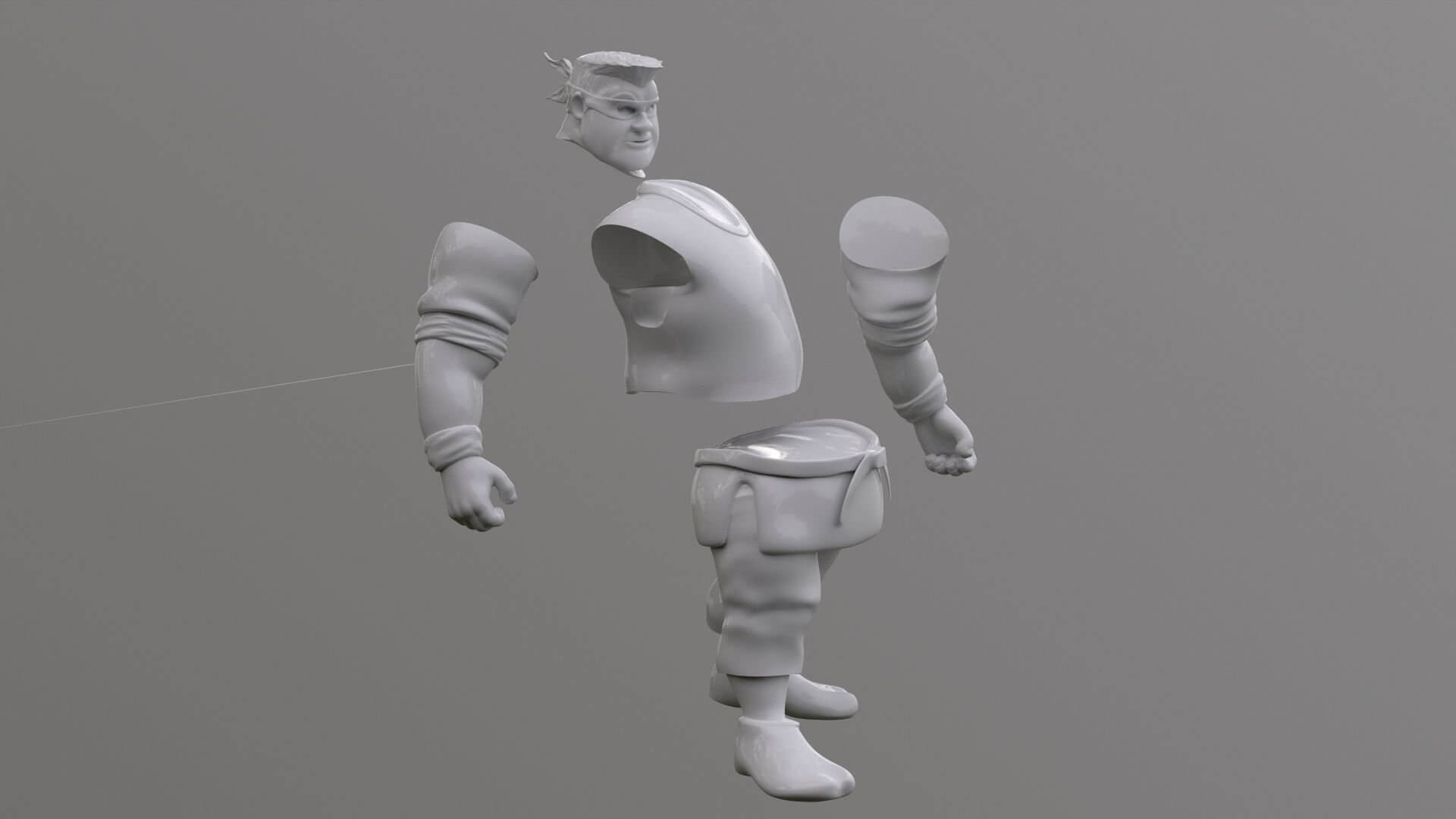 Smash - TMNT 1987 TV Series 3D Print Model by danyelon