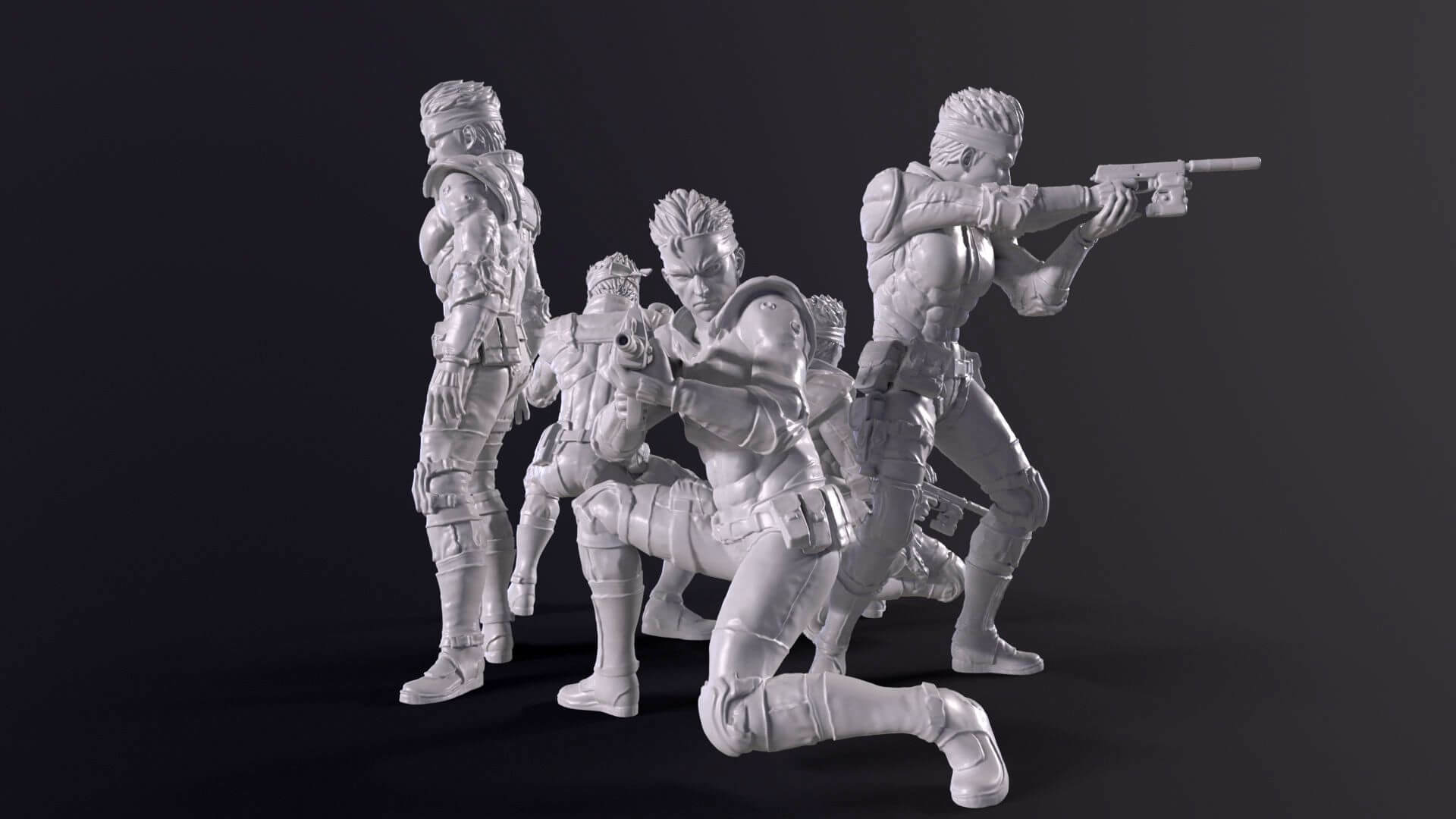 Solid Snake Printable Fan Art From Mgs - 3D Model by danyelon