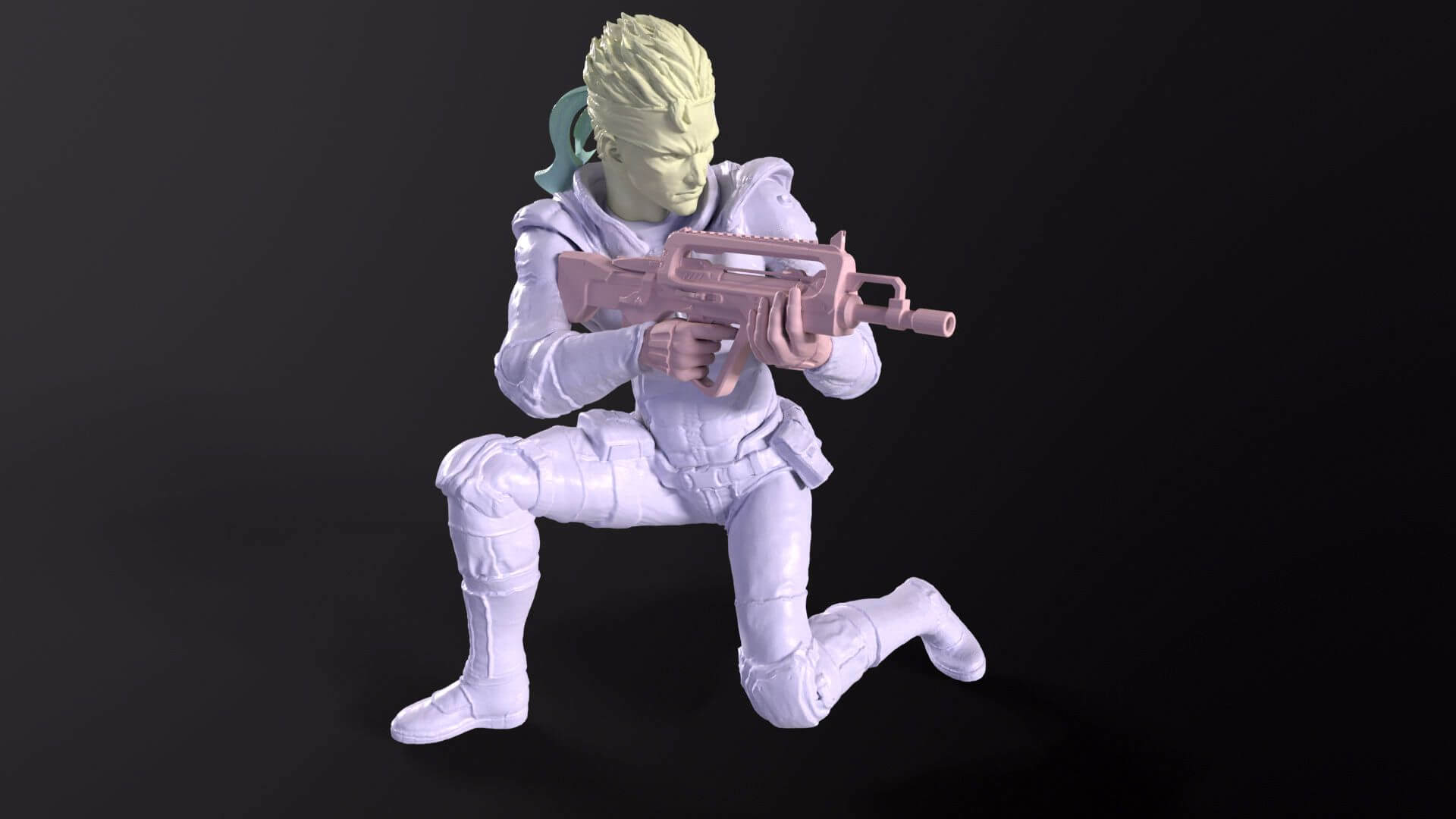 Solid Snake Printable Fan Art From Mgs - 3D Model by danyelon