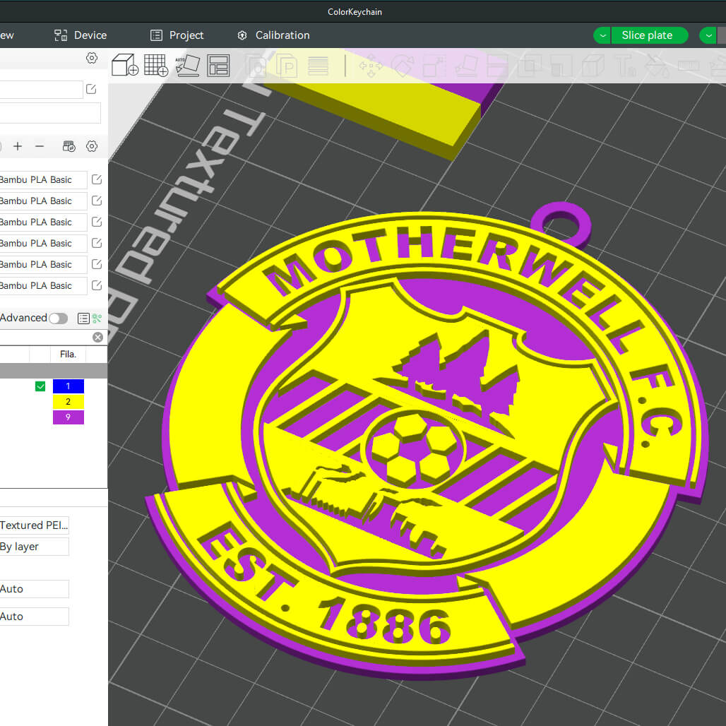 SPFL Kilmarnock Keychain Badge Color Printable and Renderabl - 3D Model ...