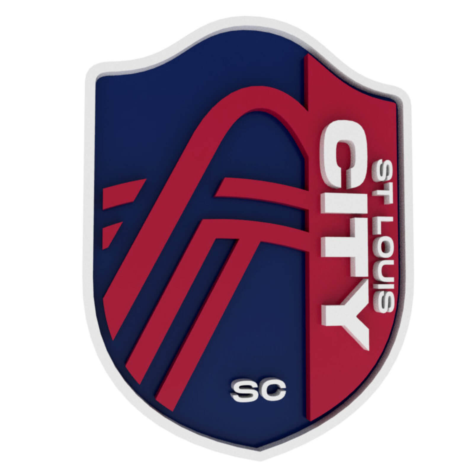 Mls St. Louis City SC Logo Keychan Printable - 3D Model by danyelon