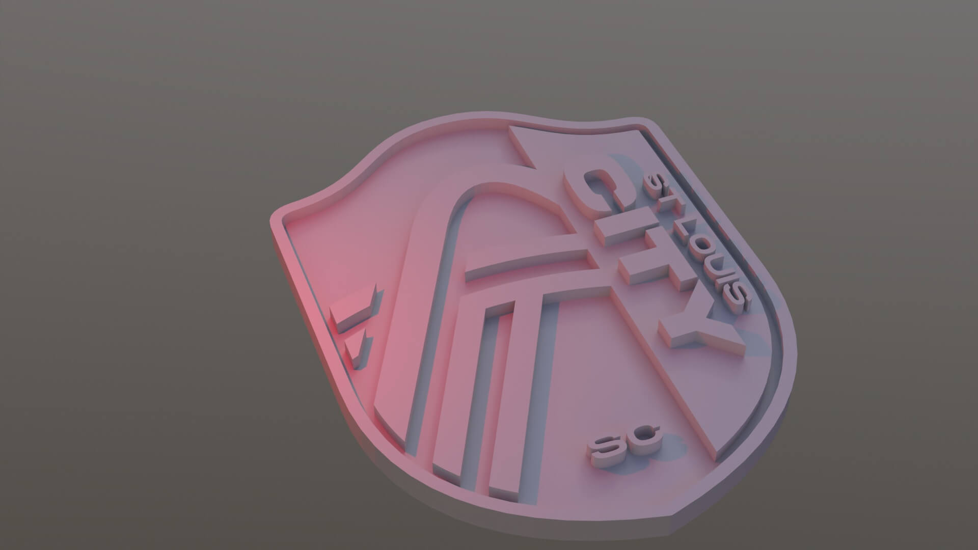 St. Louis City SC Logo Keychan Printable - 3D Print Model by danyelon