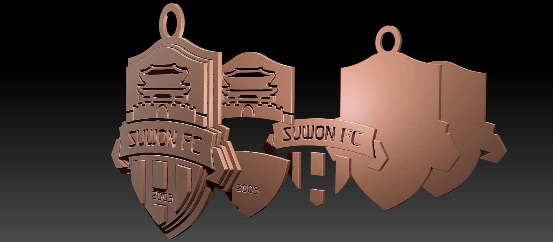 Suwon Logo Printable and Renderable - 3D Print Model by danyelon