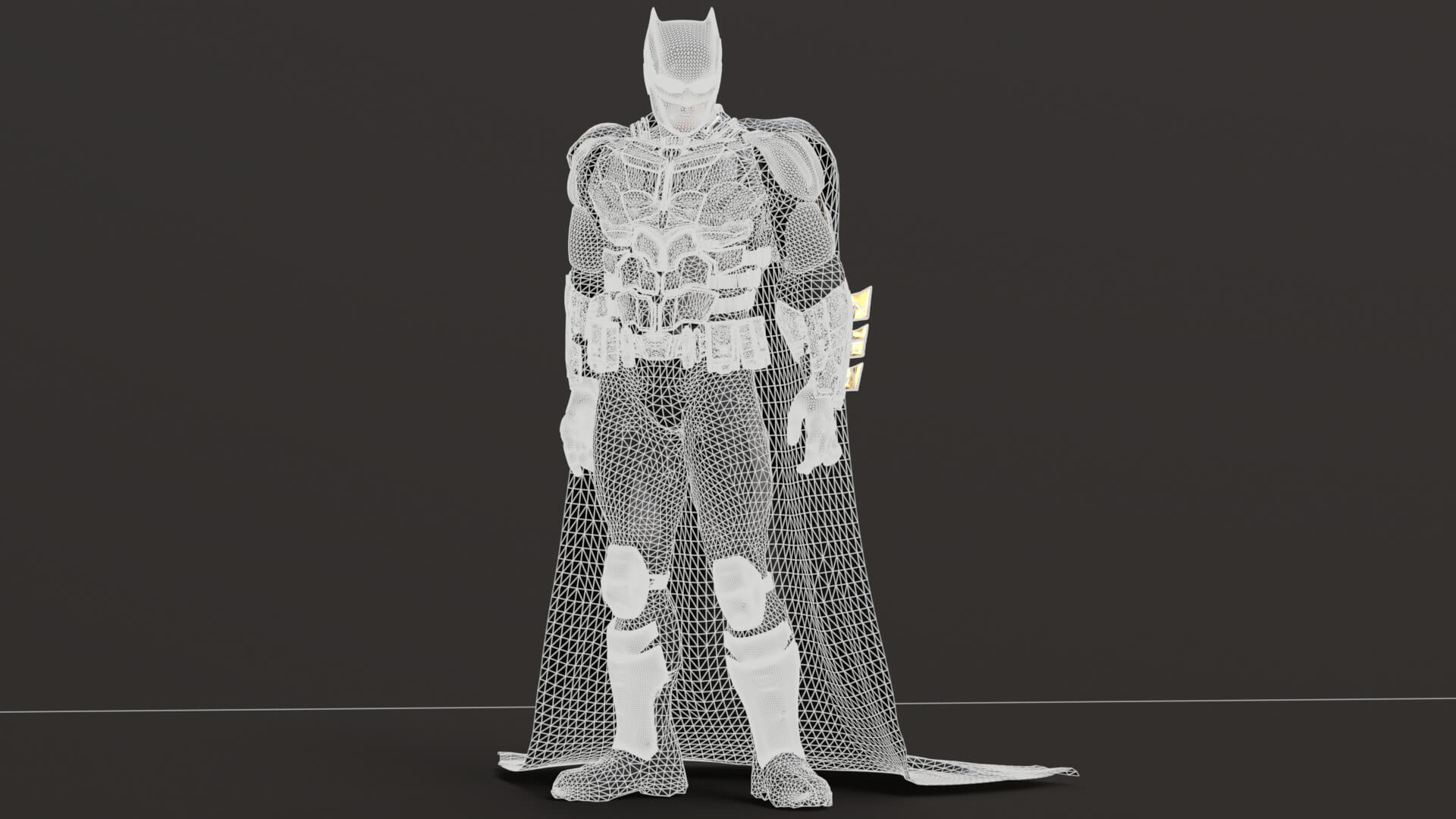 Tactical Batsuit PBR Rigged - 3D Model by danyelon