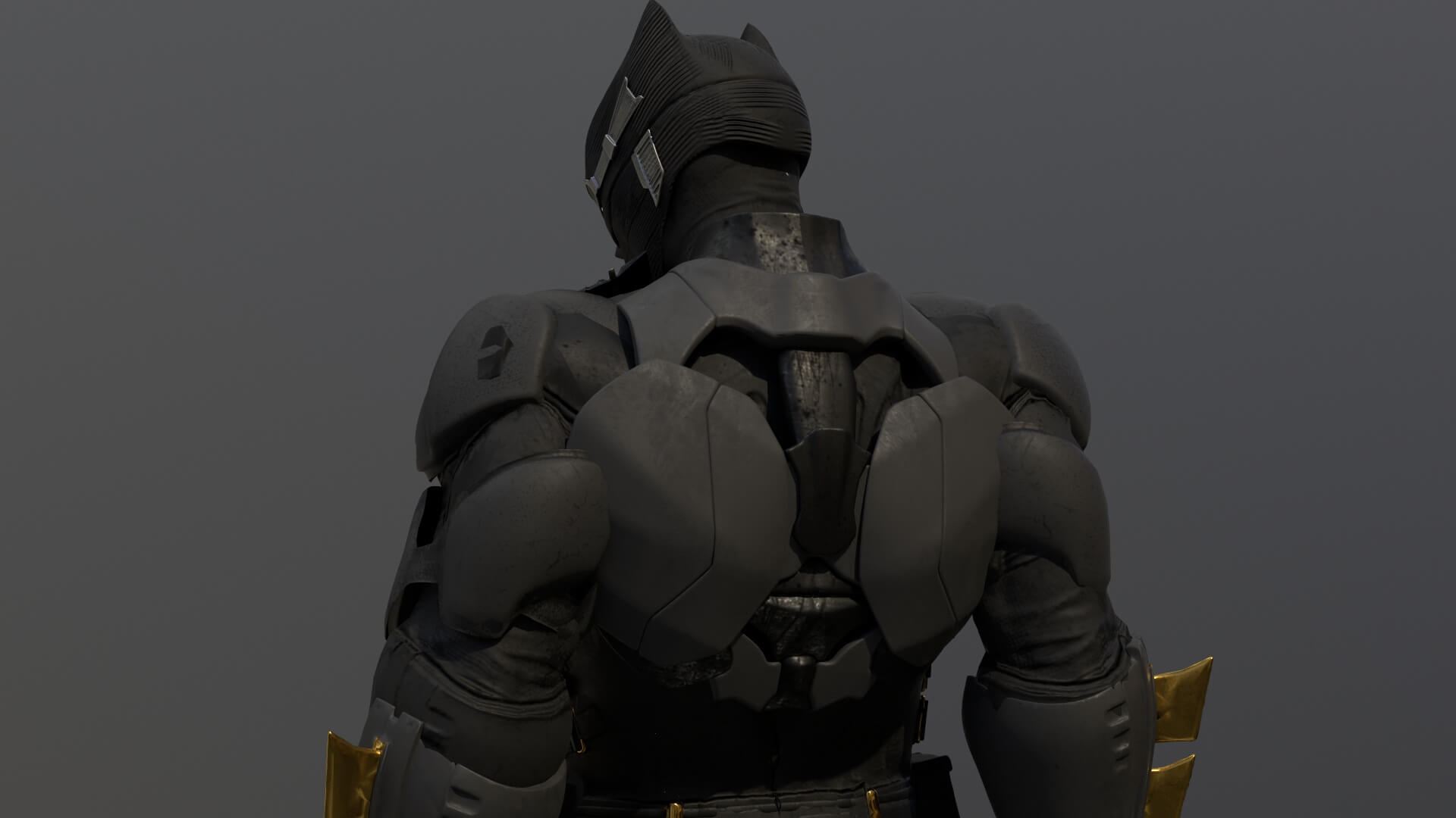 Tactical Batsuit PBR Rigged - 3D Model by danyelon