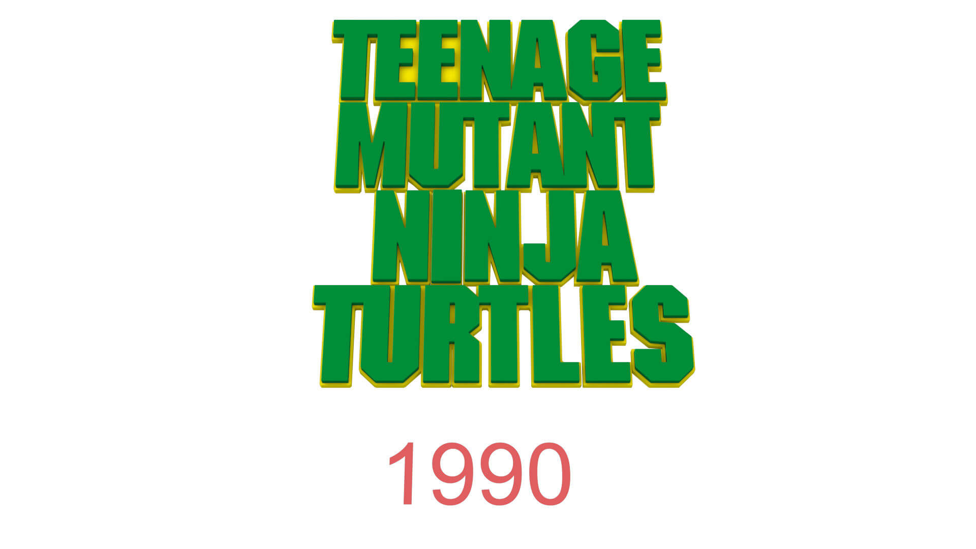 TMNT All Logos 1984 To 2023 - 3D Print Model by danyelon