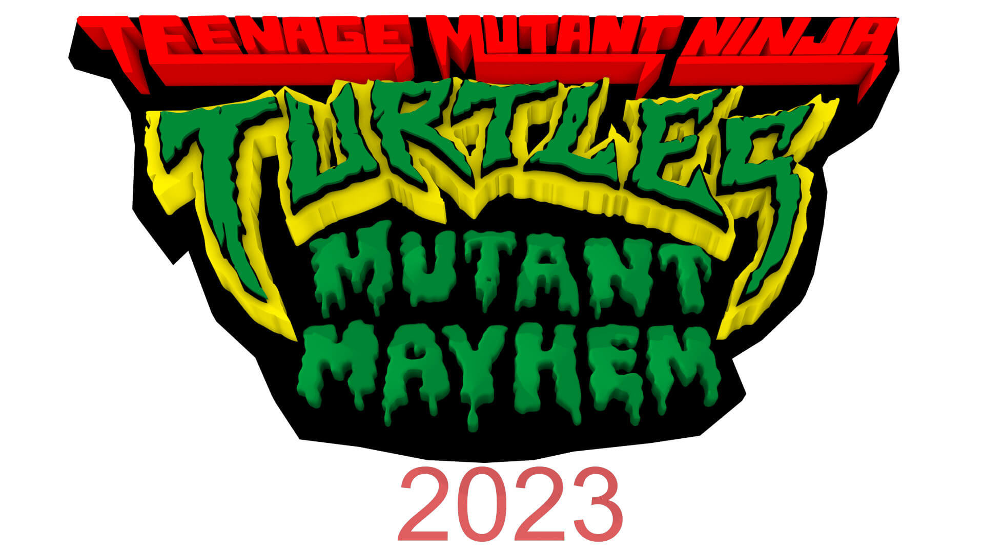 TMNT All Logos 1984 To 2023 - 3D Print Model by danyelon