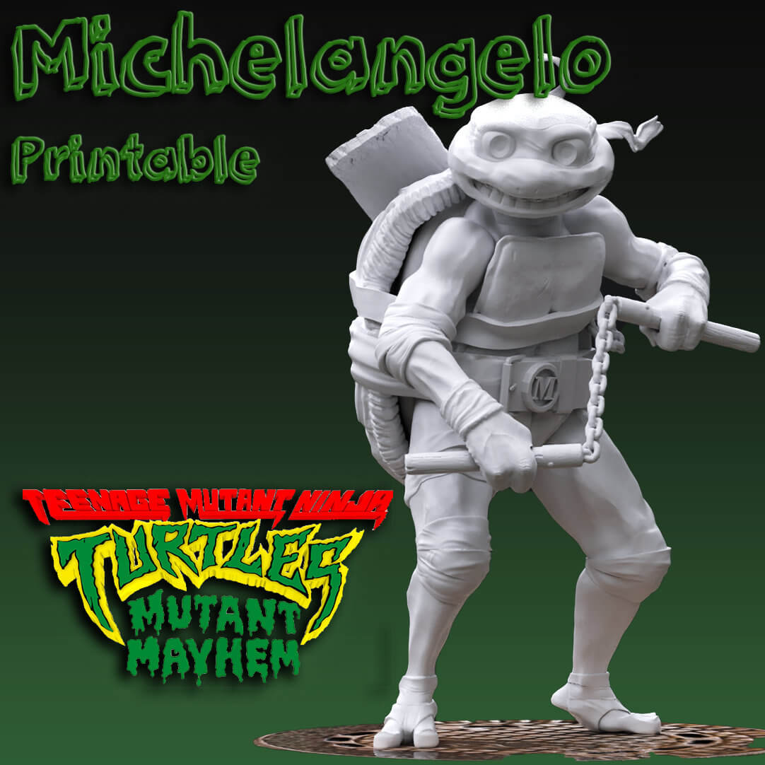 TMNT Mutant Mayhem Figures Fan Art - 3D Model by danyelon