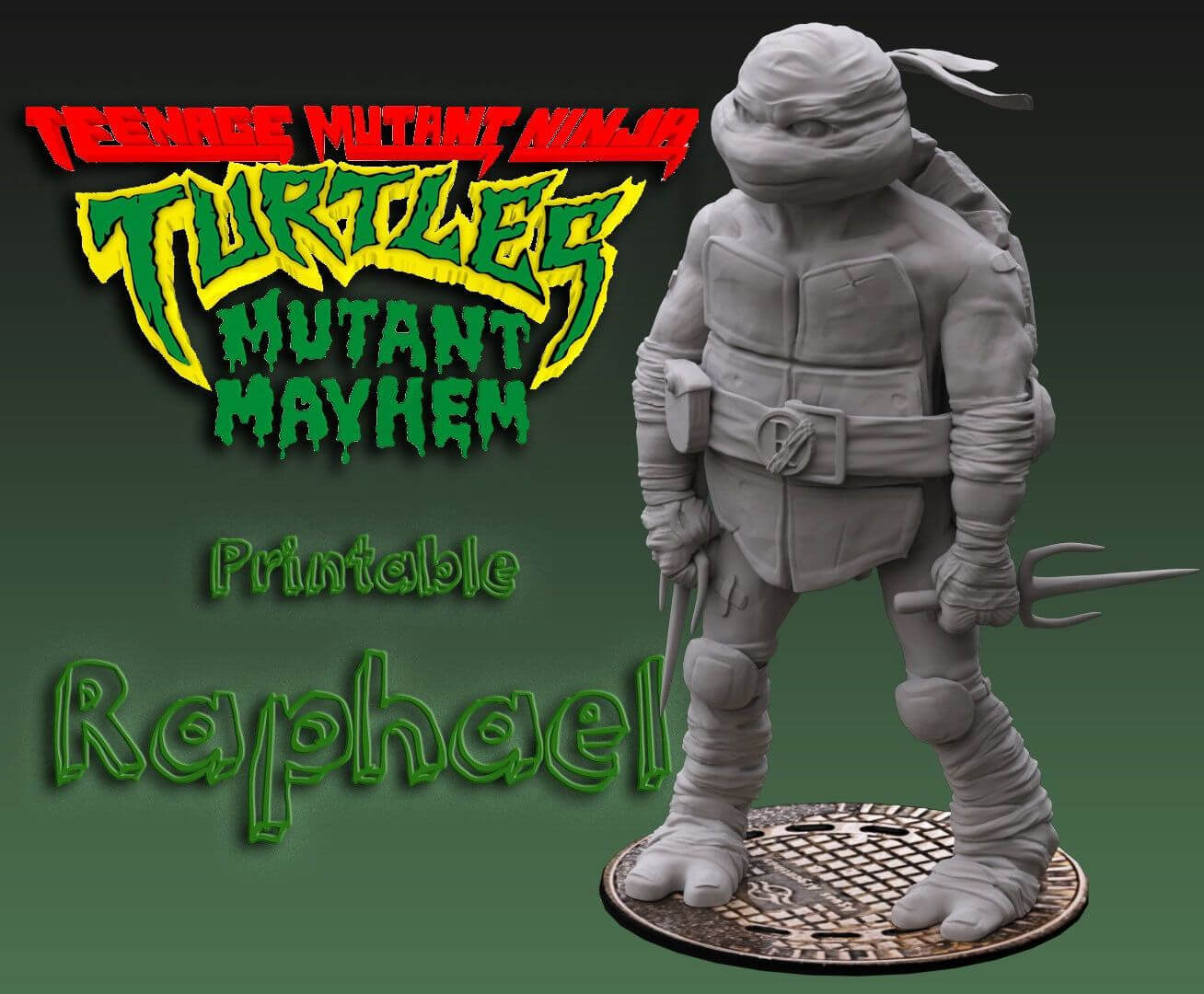 TMNT Mutant Mayhem Figures Fan Art - 3D Model by danyelon