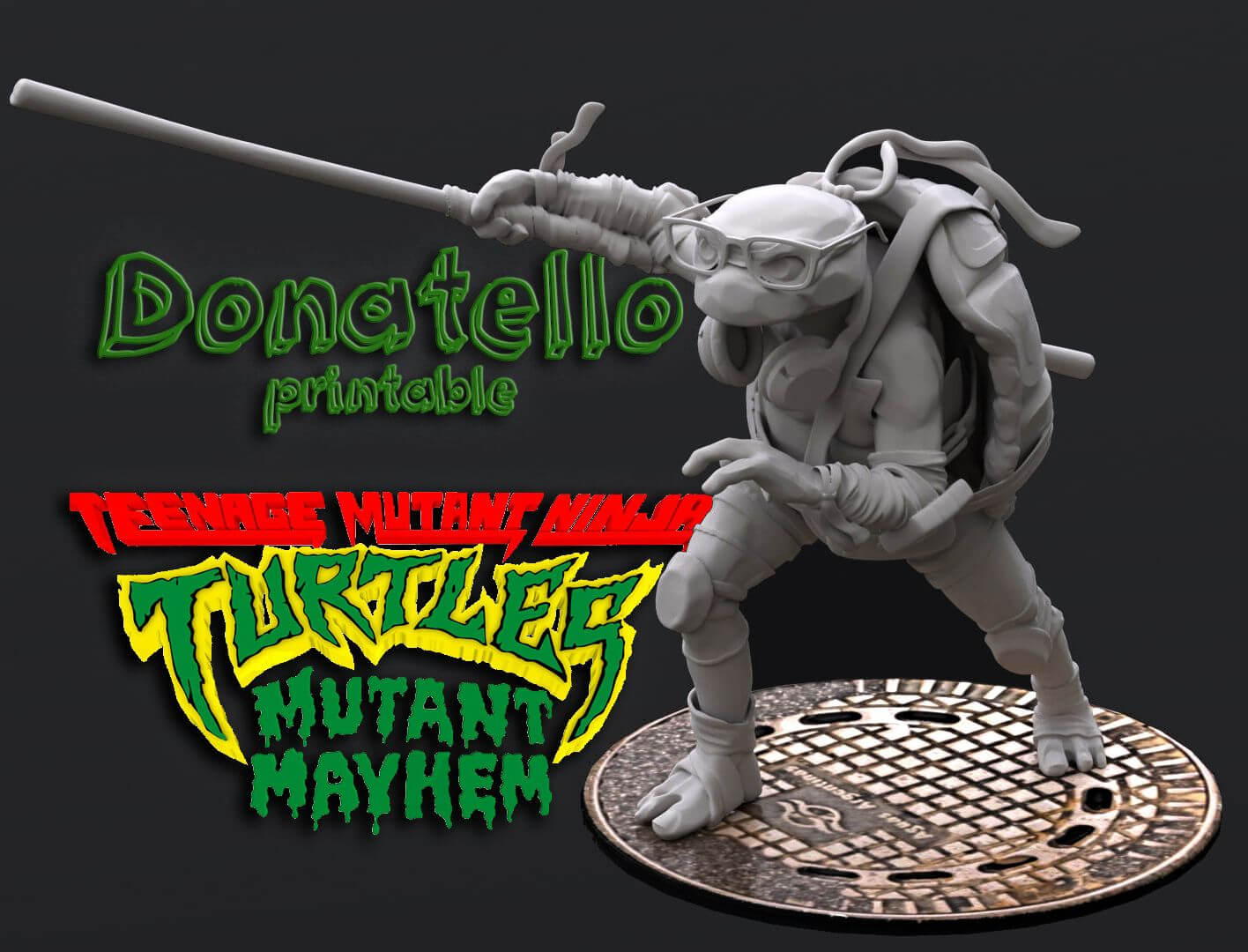 TMNT Mutant Mayhem Figures Fan Art - 3D Model by danyelon