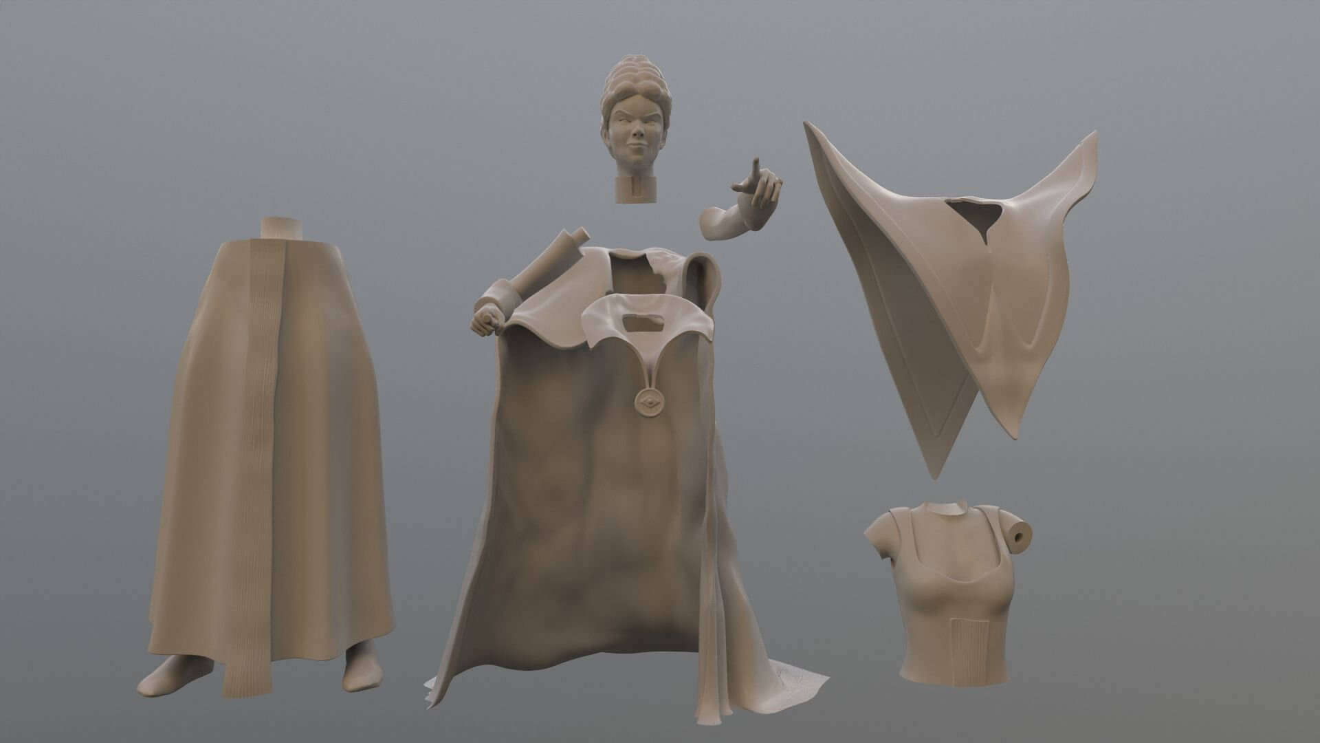 Tempestra TMNT 1987 - 3D Model by danyelon