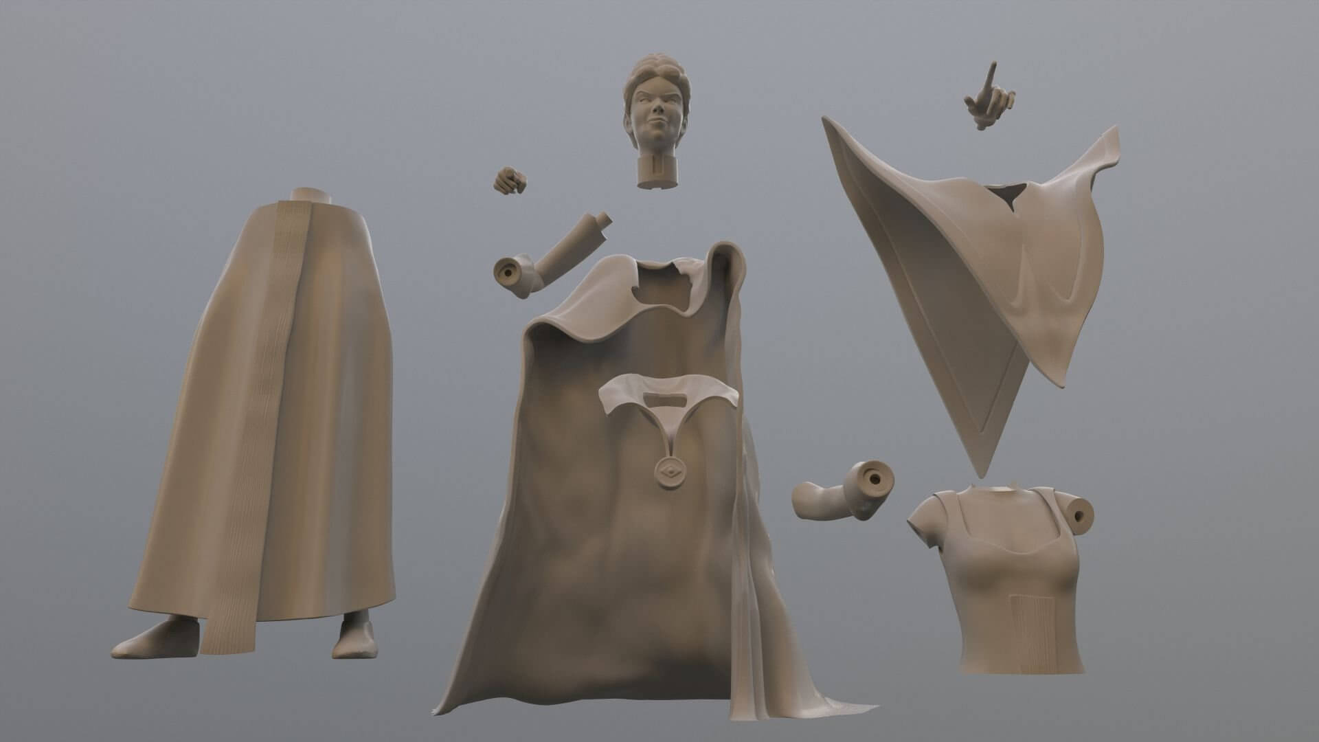 Tempestra TMNT 1987 - 3D Model by danyelon