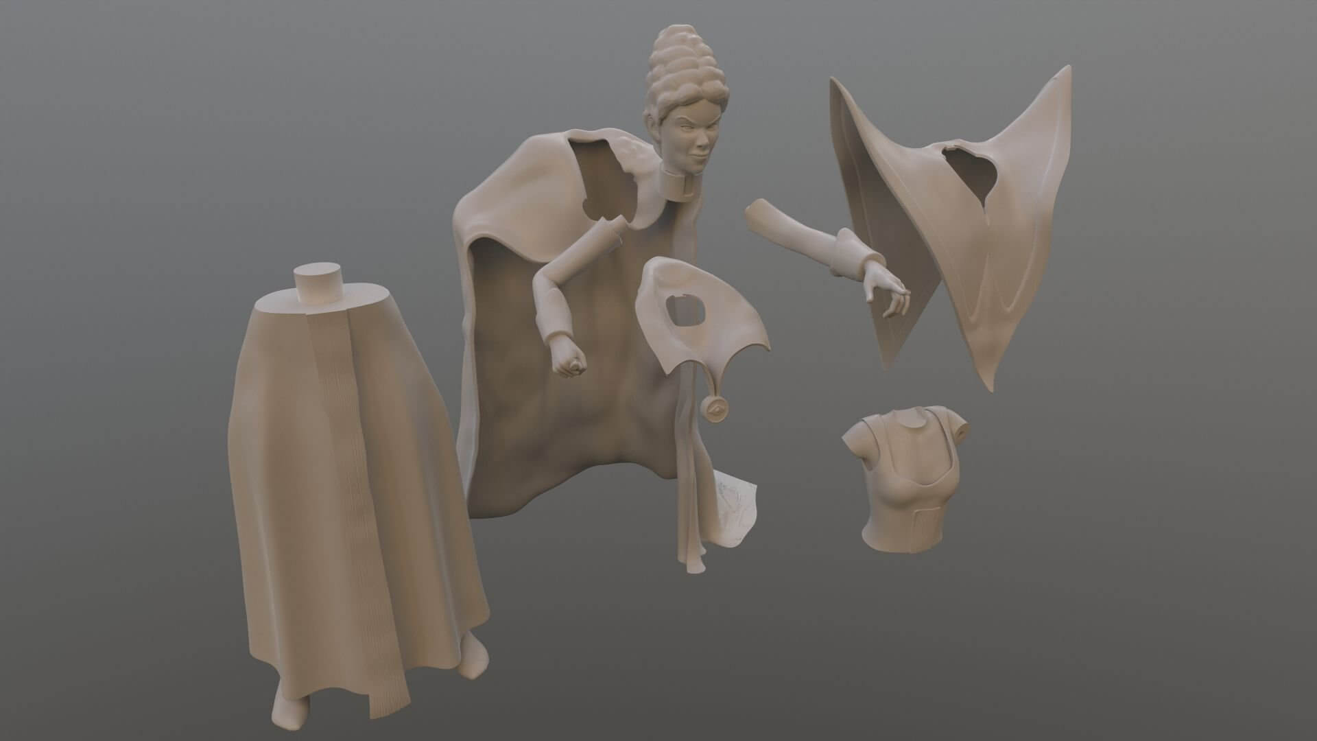 Tempestra TMNT 1987 - 3D Model by danyelon