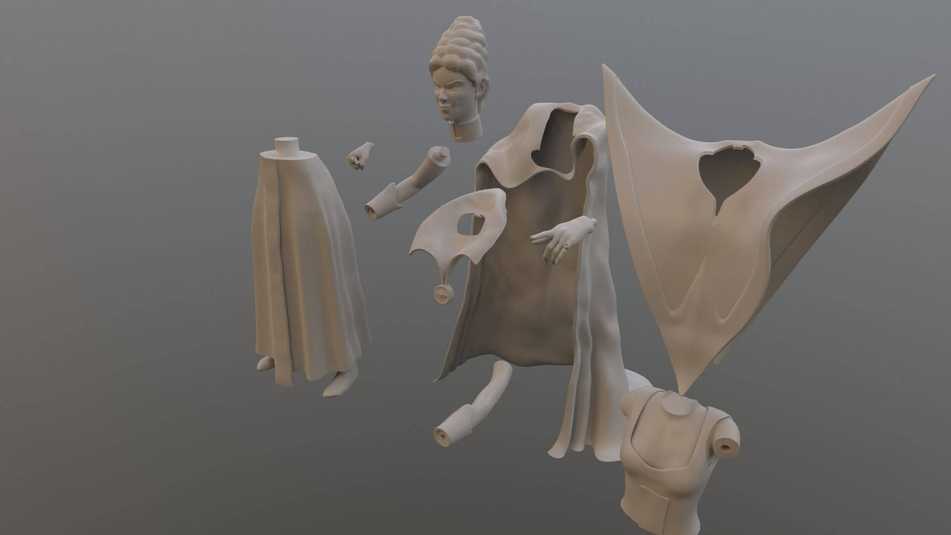 Tempestra TMNT 1987 - 3D Model by danyelon