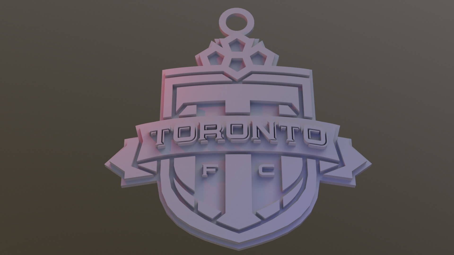 Mls Toronto FC Logo Keychan Printable and Renderable - 3D Print Model ...
