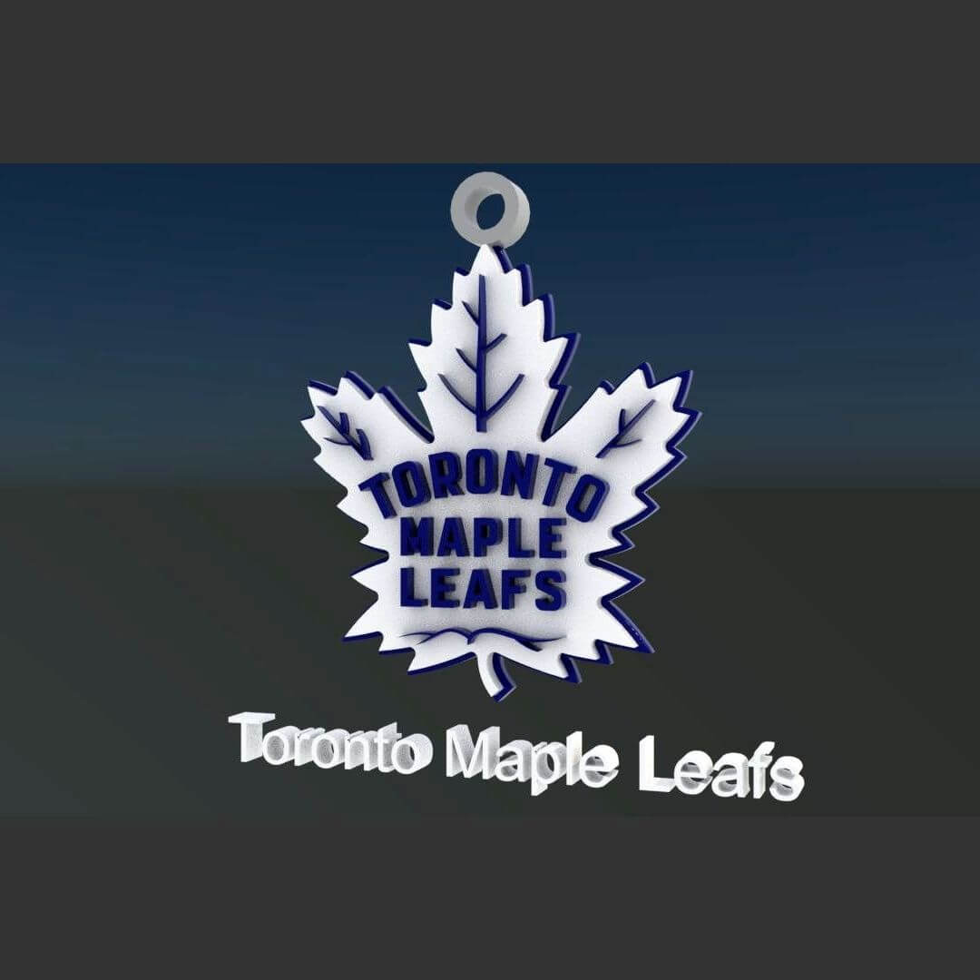 Toronto Maple Leafs Logo Shield Printable and Renderable Key - 3D Model ...
