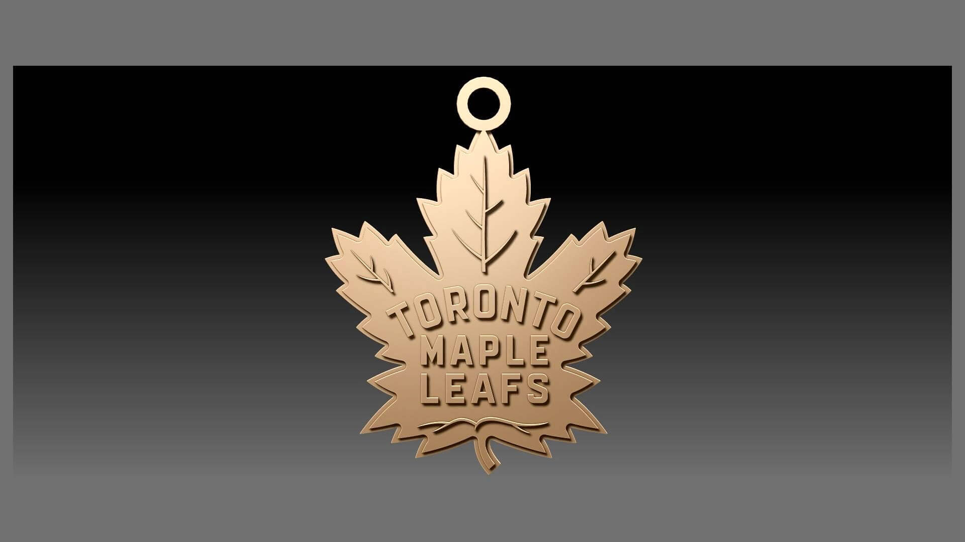 Toronto Maple Leafs Logo Shield Printable and Renderable Key - 3D Print ...