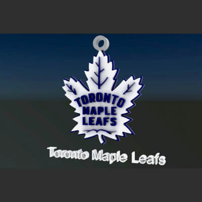 Toronto Maple Leafs Logo Shield Printable and Renderable Key - 3D Model ...