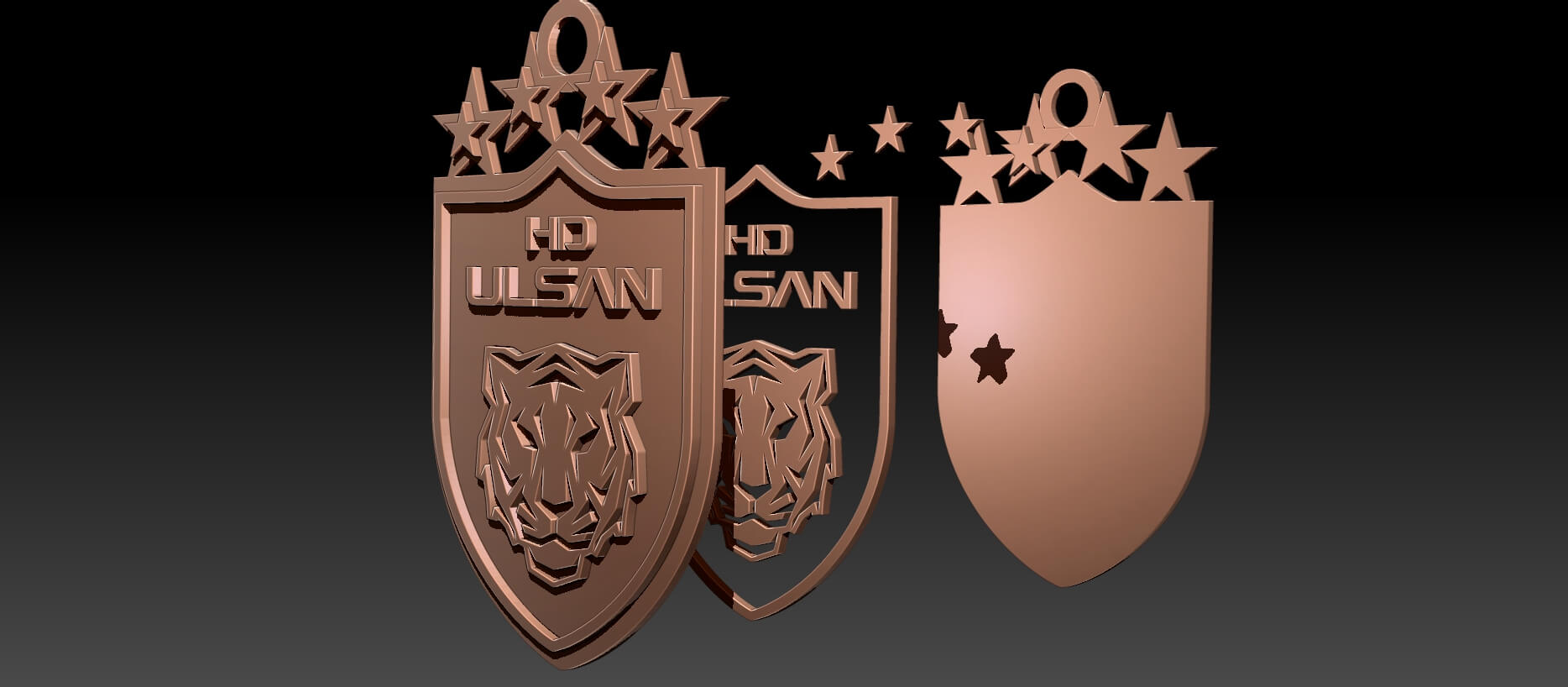 Ulsan HD Logo Printable and Renderable - 3D Print Model by danyelon