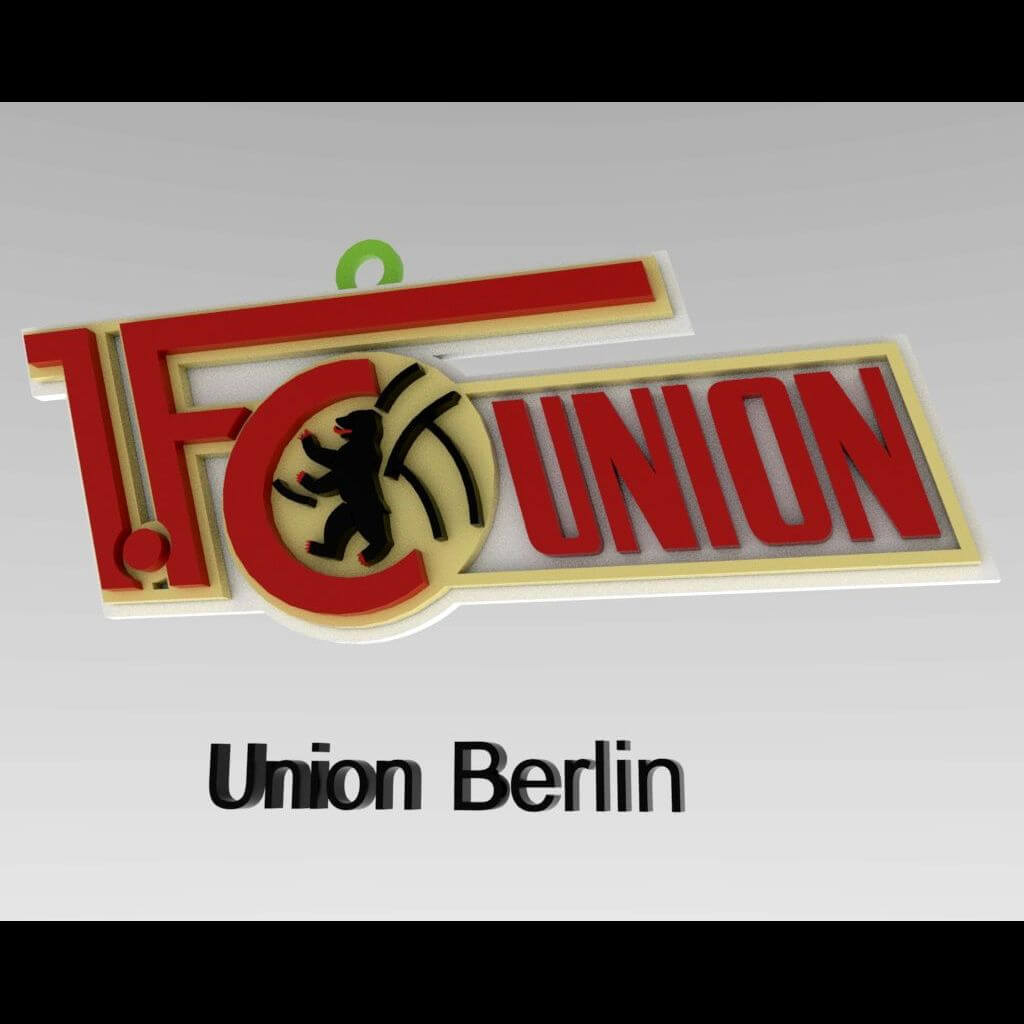 Union Berlin Logo Printable and Renderable - 3D Print Model by danyelon