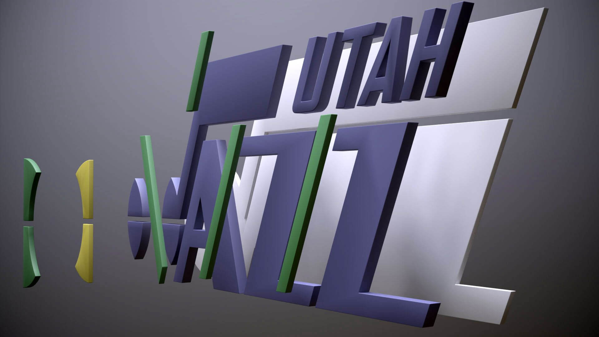 USA Northwest Basketball Teams Printable Logos - 3D Print Model by danyelon