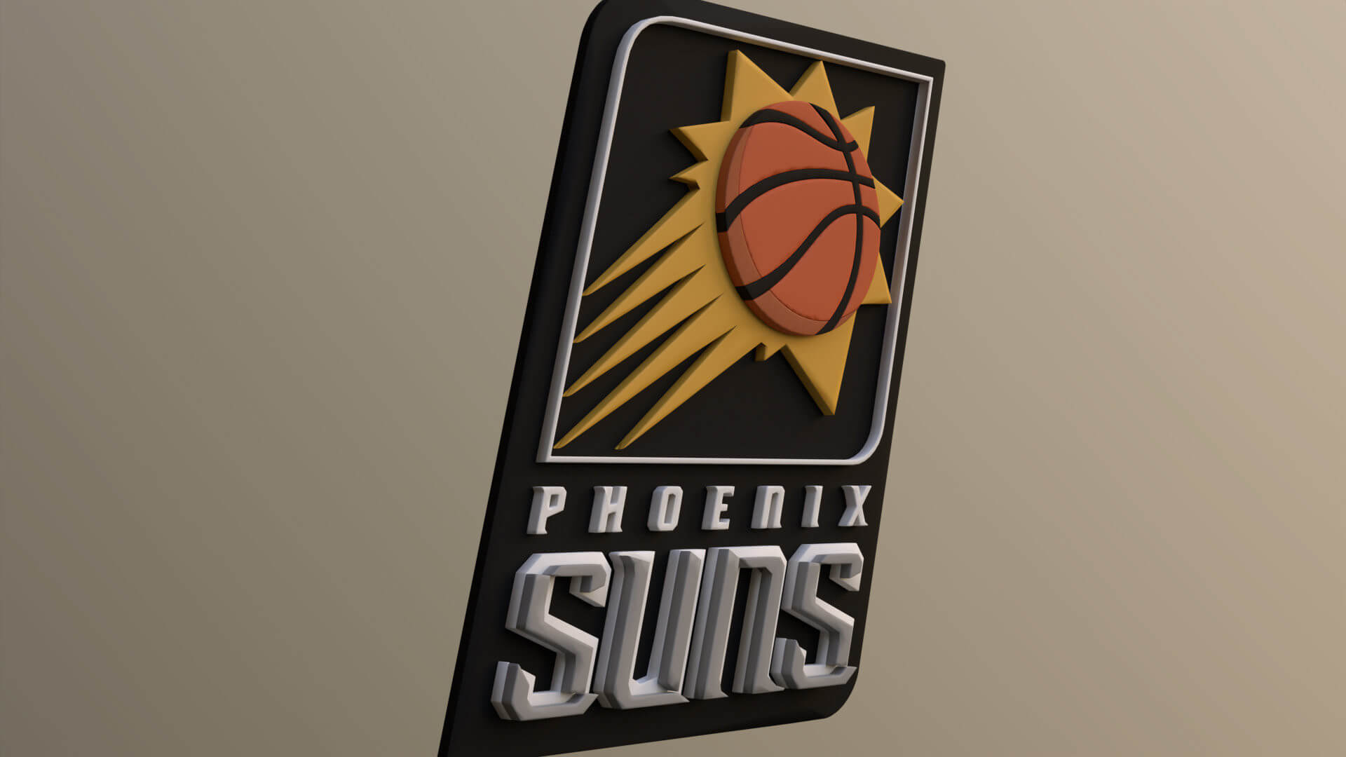 Phoenix Suns Logo 3d