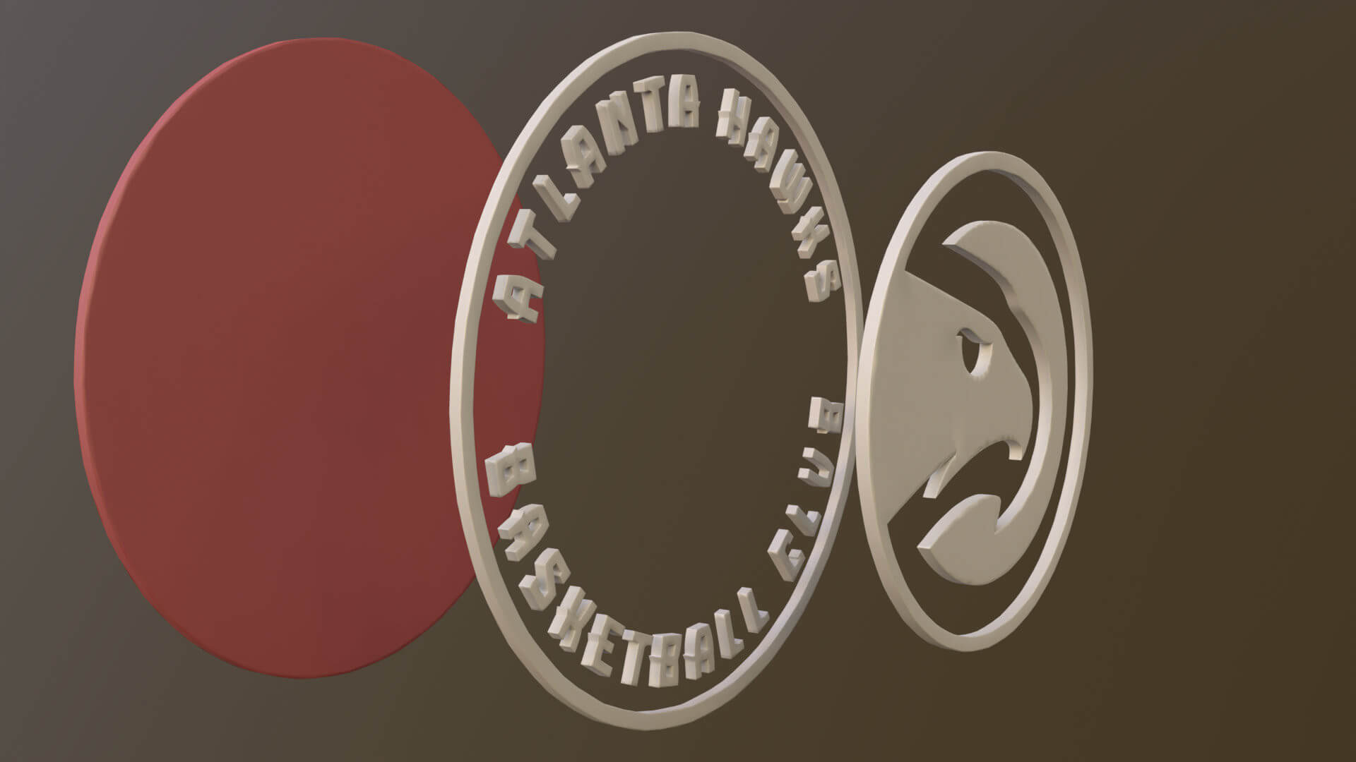 USA Southeast Basketball Teams Printable Logos - 3D Print Model by danyelon