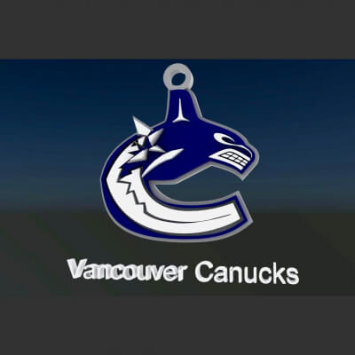 Vancouver Canucks Logo Shield Printable and Renderable Keych - 3D Model ...