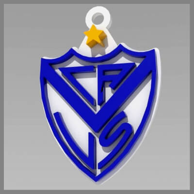 Velez Coaster and Keychan Printable and PBR - 3D Model by danyelon