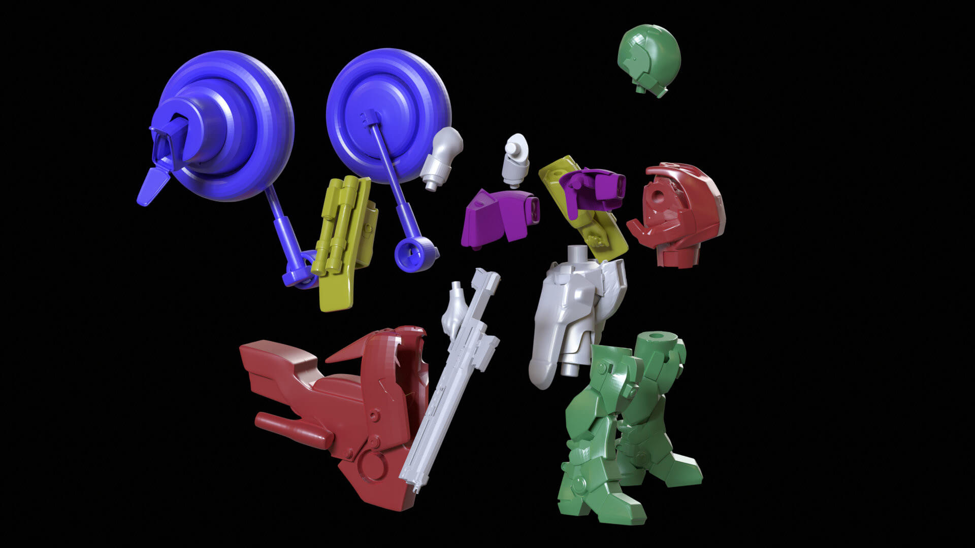 Veritech Cyclone Mospeda Printable - 3D Model by danyelon