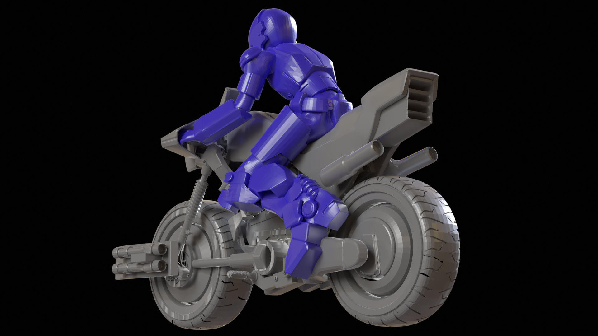 Veritech Cyclone Mospeda Printable - 3D Print Model by danyelon