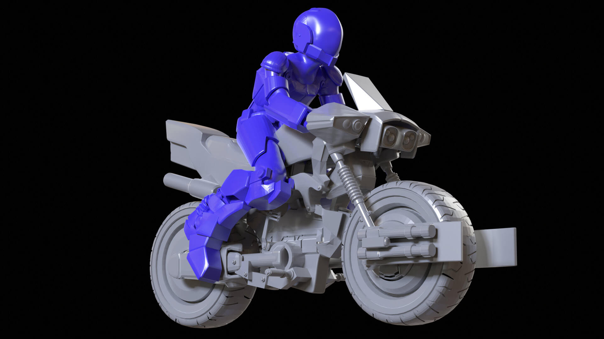 Veritech Cyclone Mospeda Printable - 3D Print Model by danyelon