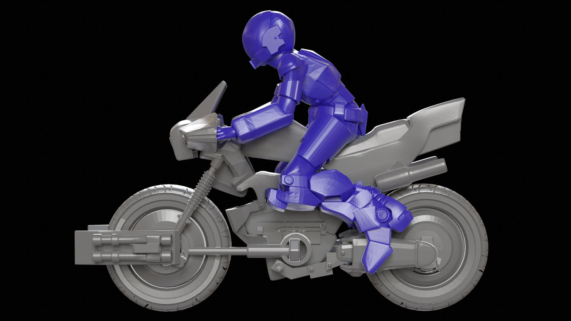 Veritech Cyclone Mospeda Printable - 3D Print Model by danyelon