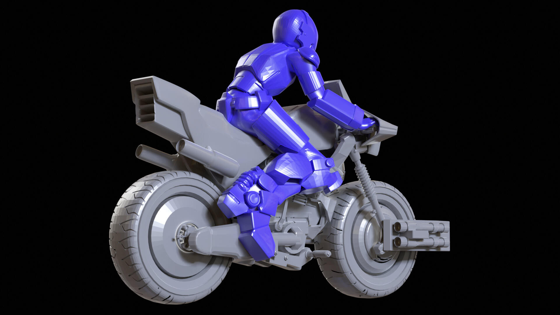 Veritech Cyclone Mospeda Printable - 3D Print Model by danyelon