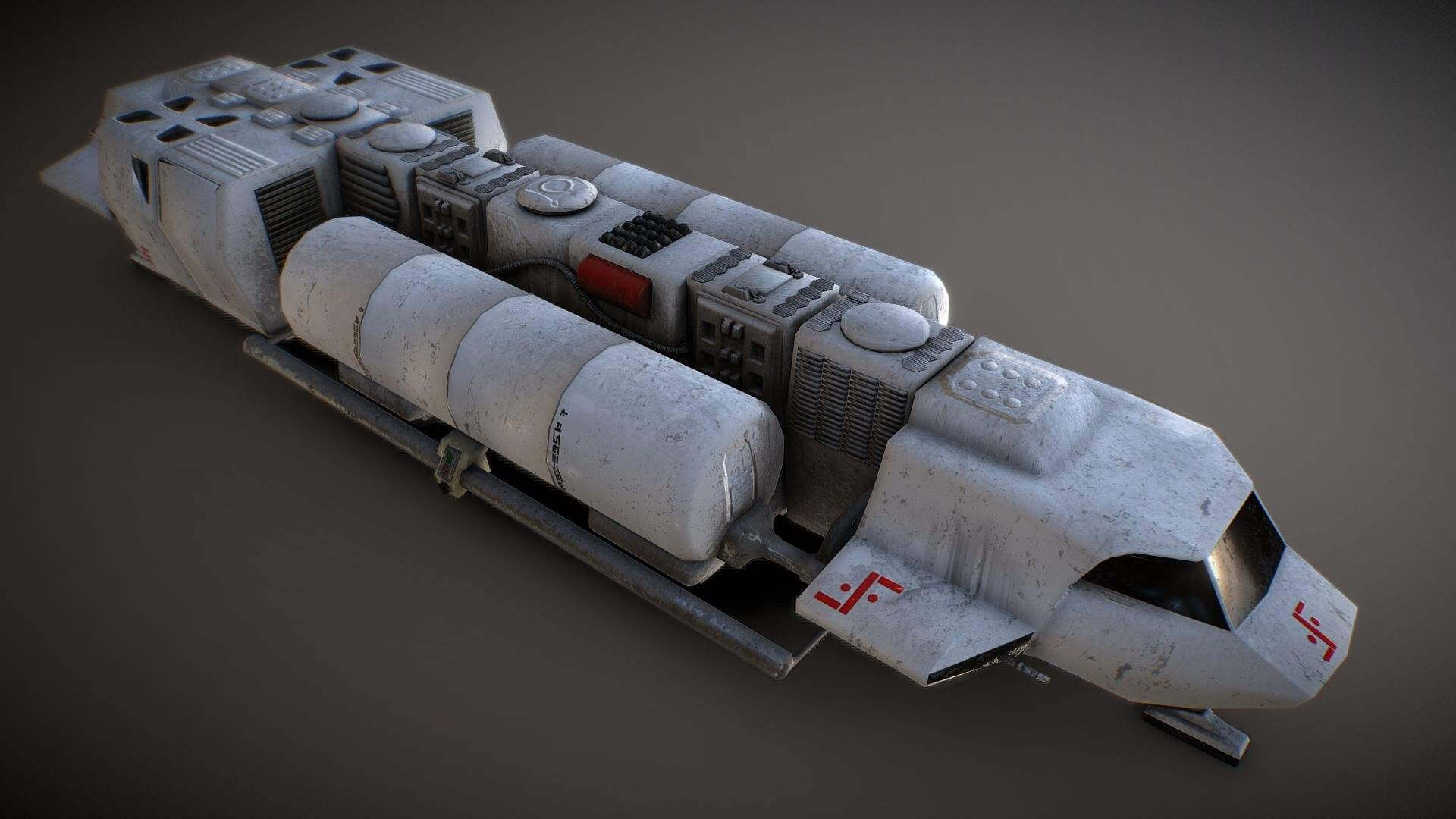 Visitors Starships Transport Shuttle Pack - 3D Model by danyelon