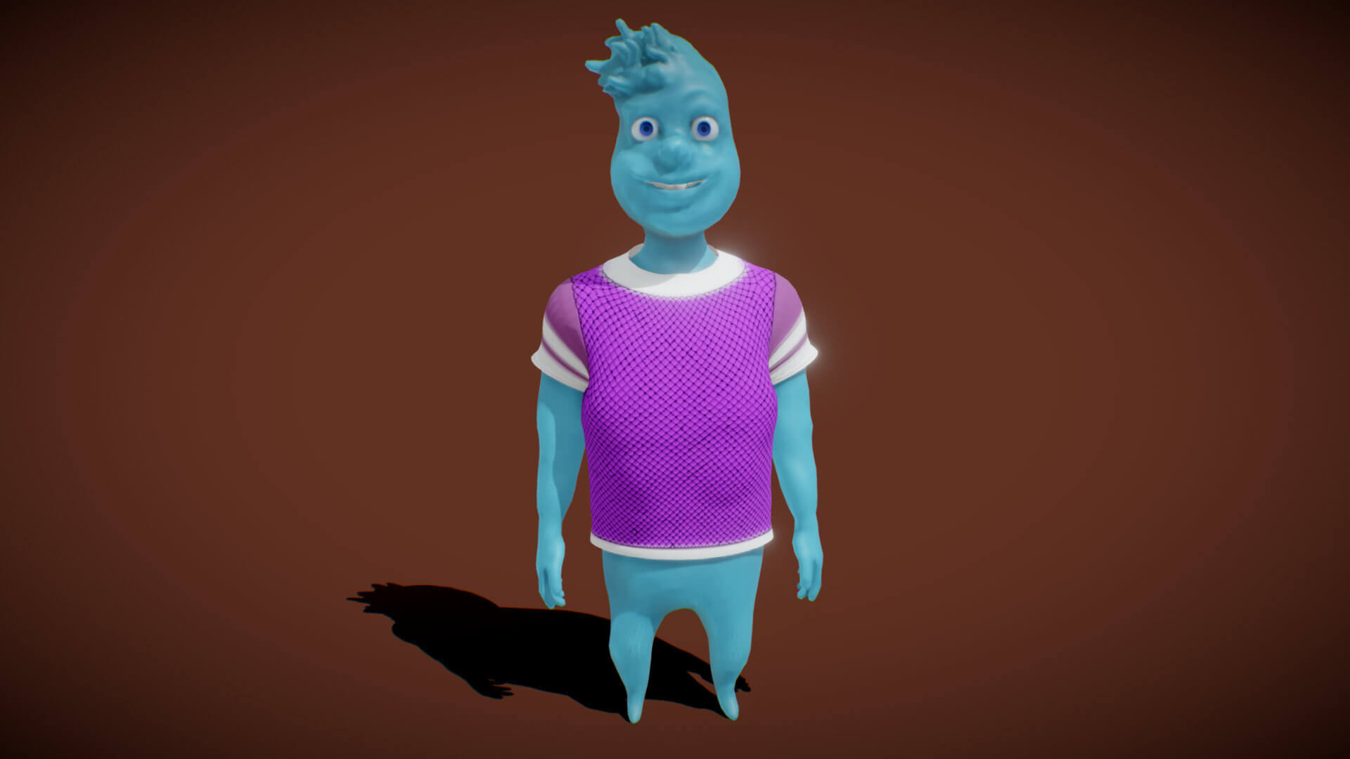 Wade Ripple Pixar Elemental Animated PBR - 3D Model by danyelon