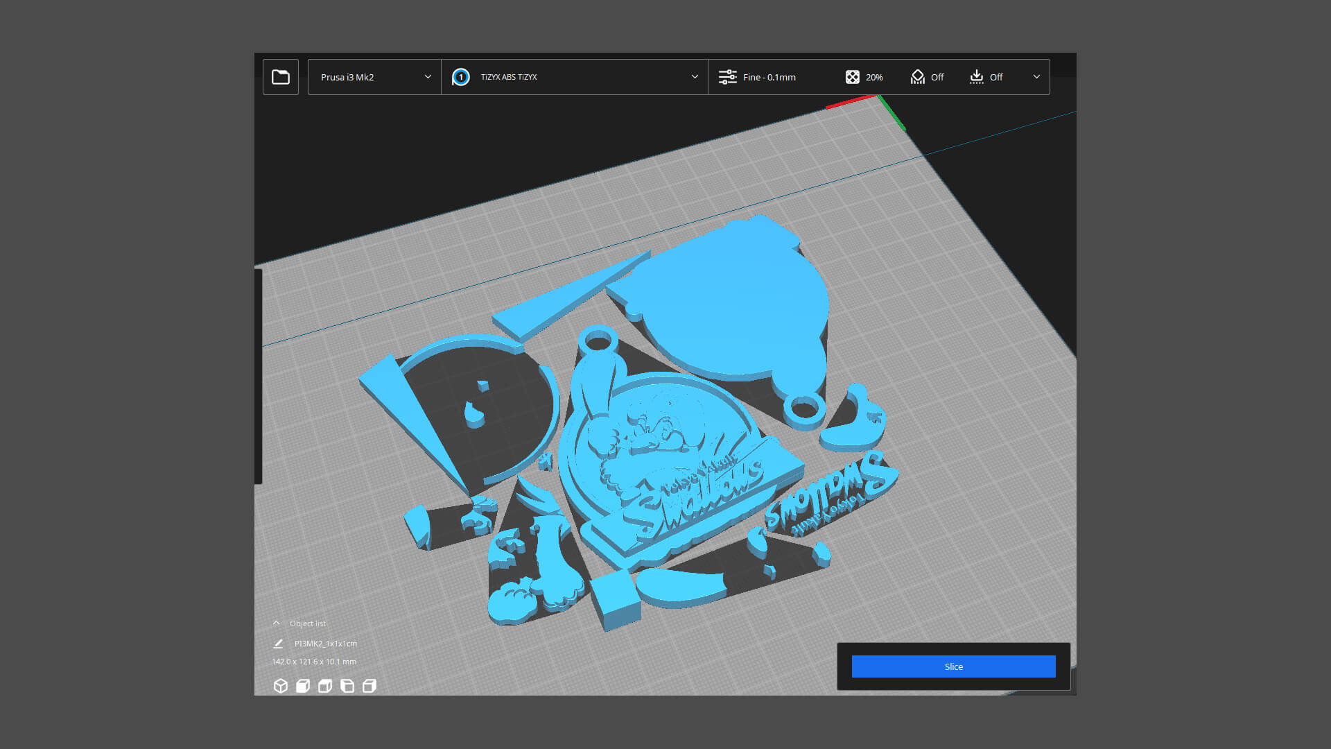 Yakult Swallows Logo Shield Keychan Printable and Renderable - 3D Model ...